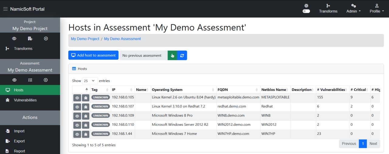 Features | NamicSoft