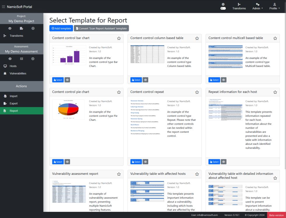 Features | NamicSoft
